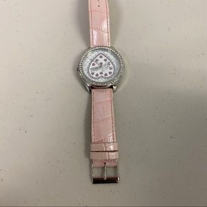 Guess | Accessories | Guess Womens Watch Heart Logo Quilted Face | Poshmark
